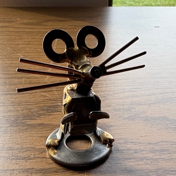 Accents | Unique Metal Mouse Figurine | Poshmark